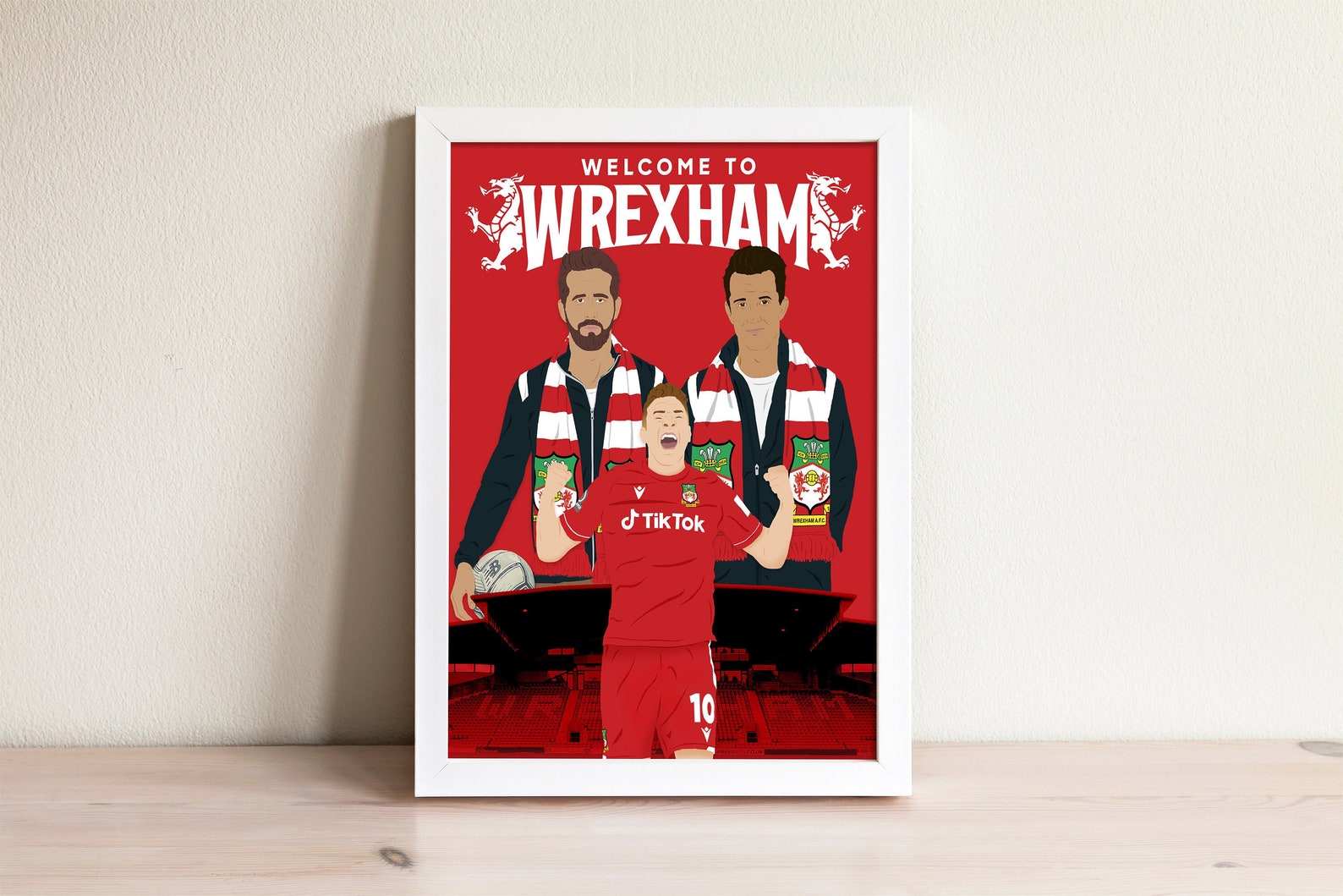 Welcome to Wrexham Wrexham AFC Poster Art - Etsy