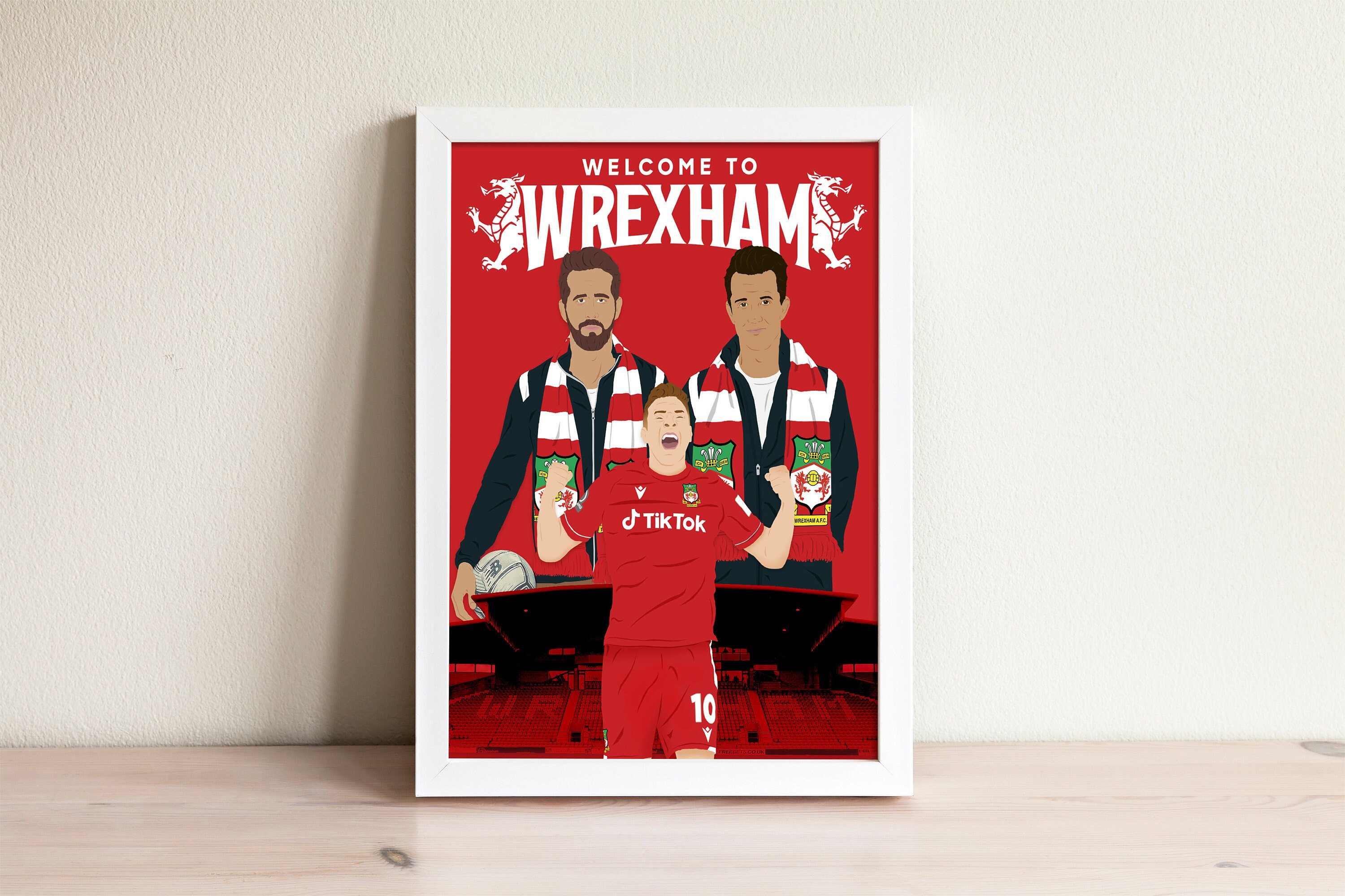 Welcome to Wrexham Wrexham AFC Poster Art - Etsy