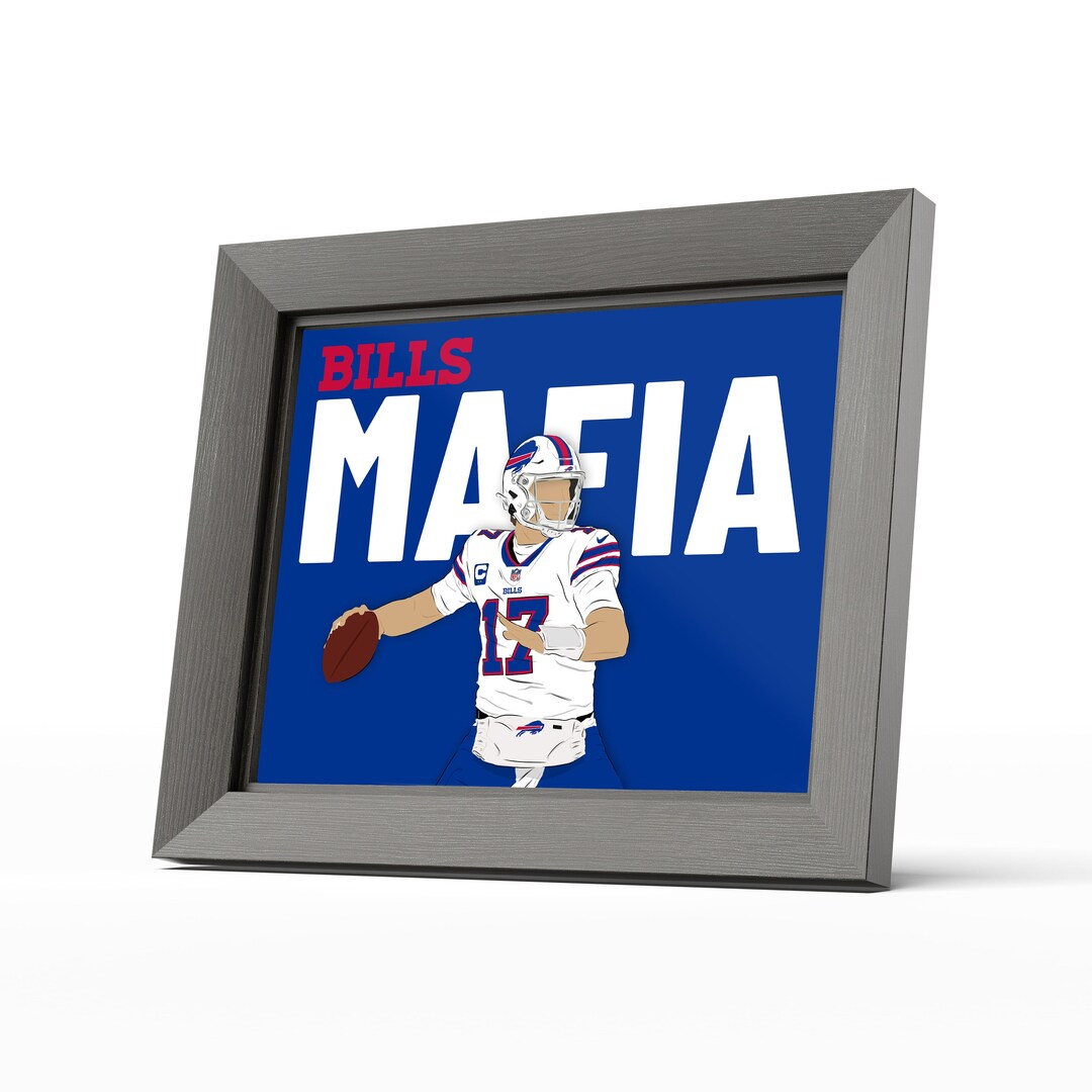 Josh Allen bills Mafia Print Art - Etsy
