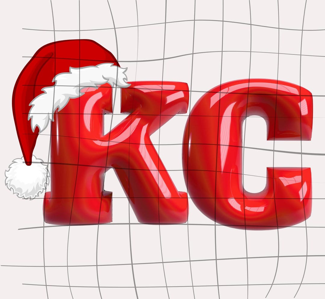 KC Bubble Santa Hat Digital Download PNG Only - Etsy