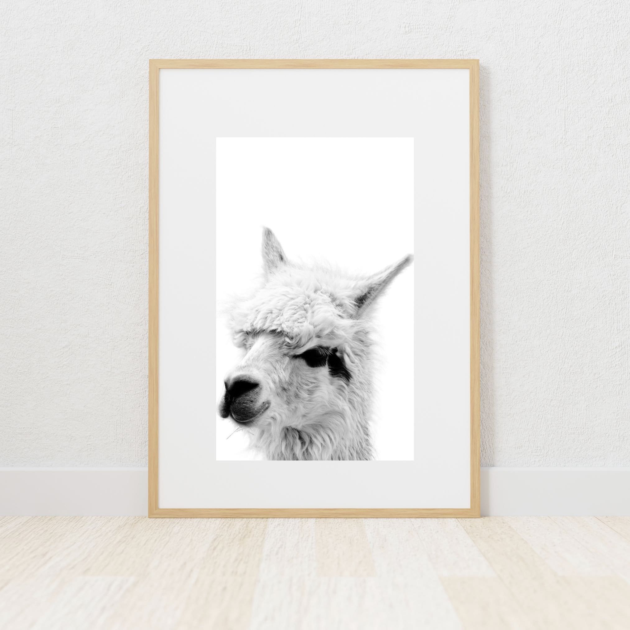Llama Wall Art - Nursery Wall Decor, Farmhouse Wall Art, Cozy Decor ...