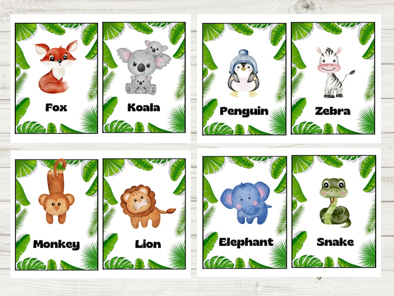 Printable Zoo Animal Booklet | Digital Download | Fun Animal Game | 20 ...