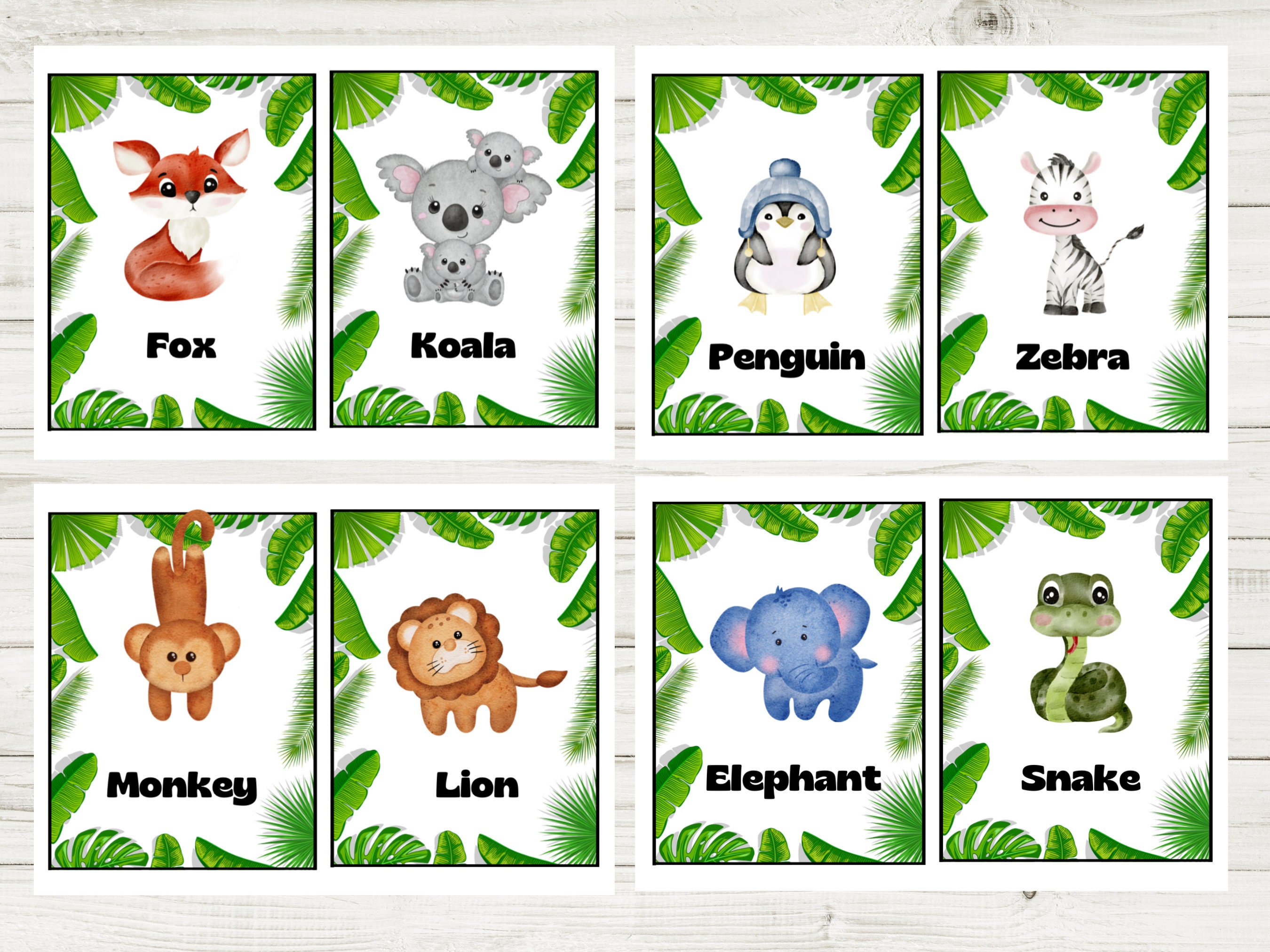 Printable Zoo Animal Booklet | Digital Download | Fun Animal Game | 20 ...