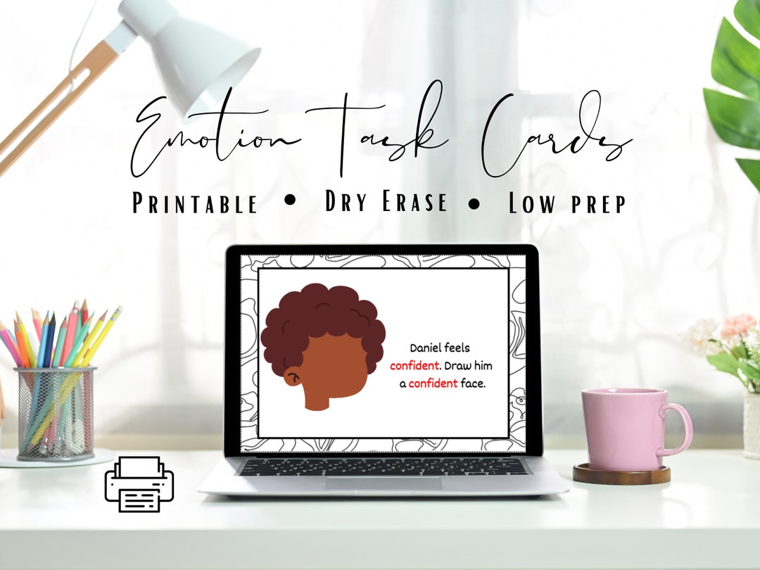 Emotion Task Cards | Emotion "i Spy" | Emotion Dry Erase Activities ...