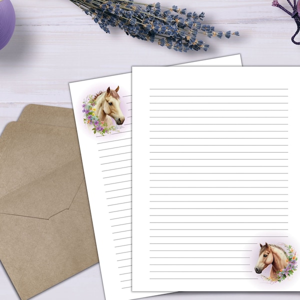 Horse Stationery - Etsy