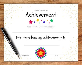 Teacher Awards Printable Teacher Award Certificate Teacher - Etsy