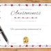 Certificate of Achievement Award Printable, Class Certificate of ...
