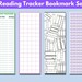 Reading Log Bookmark Set, Reading Tracker Bookmarks, 100 Book Challenge ...
