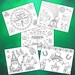 St Patrick's Day Coloring Pages, Printable Cute Leprechaun and Gnome ...