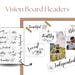 Printable Vision Board Kit With Coloring Templates and Ready-to-use ...