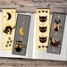 Cute Black Cat Bookmark Printable Whimsical Witchy Cat Book - Etsy