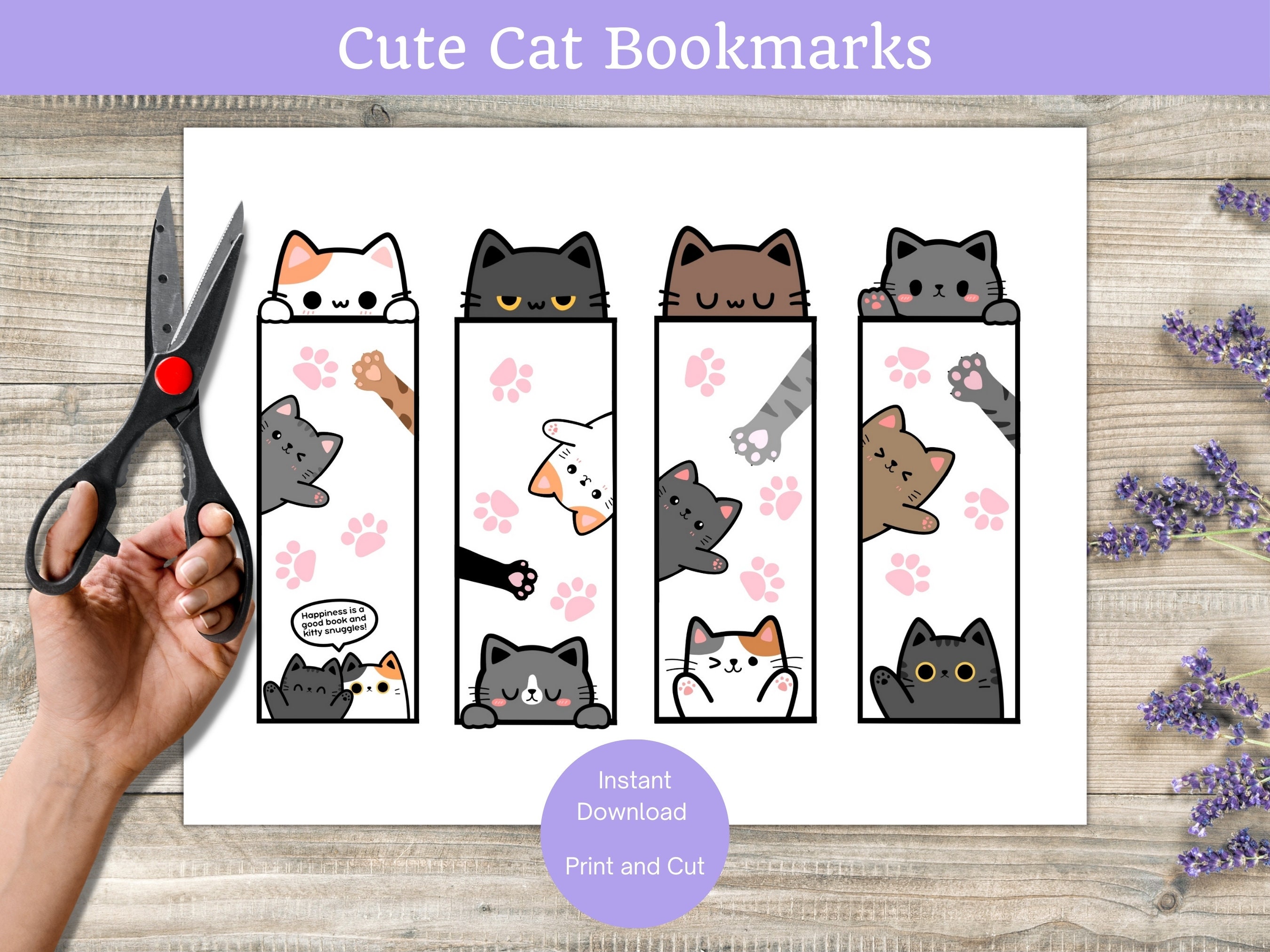Book Lover Gifts For Kid, Printable s, Printable Bookmarks For Kids ...