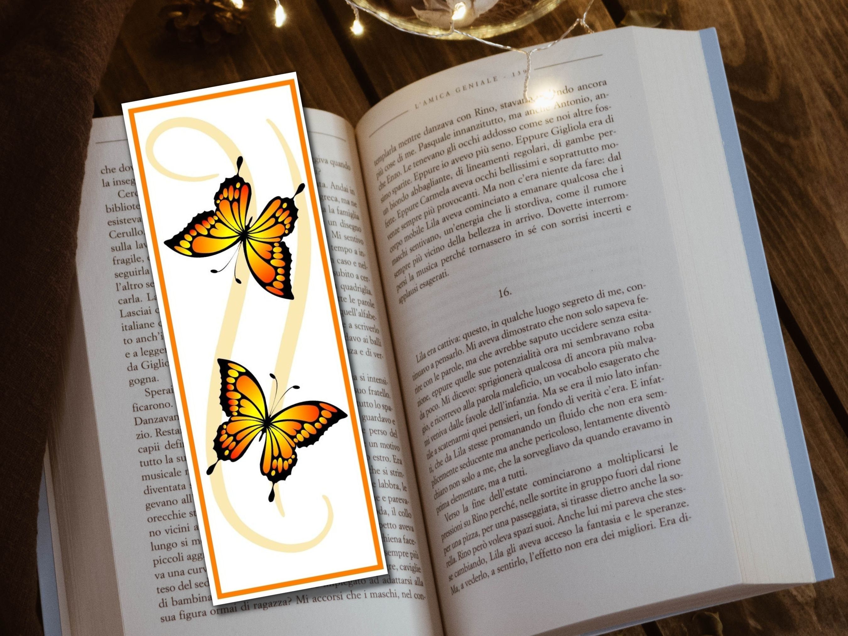 Monarch Butterfly Bookmark Printable, Pretty Butterfly Bookmarks ...