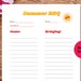 Summer BBQ Potluck Sign up Sheet, Printable Party Snack Sign up Page ...