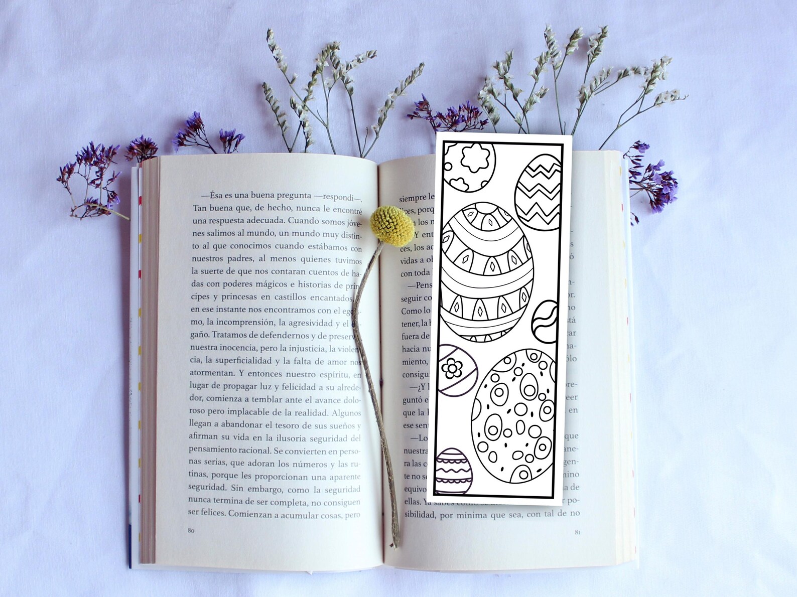 Easter Printable Bookmark, Easter Egg Coloring Bookmarks for Kids - Etsy