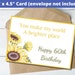 60th Birthday Card for Women, Sunflower Happy 60th Birthday Card ...