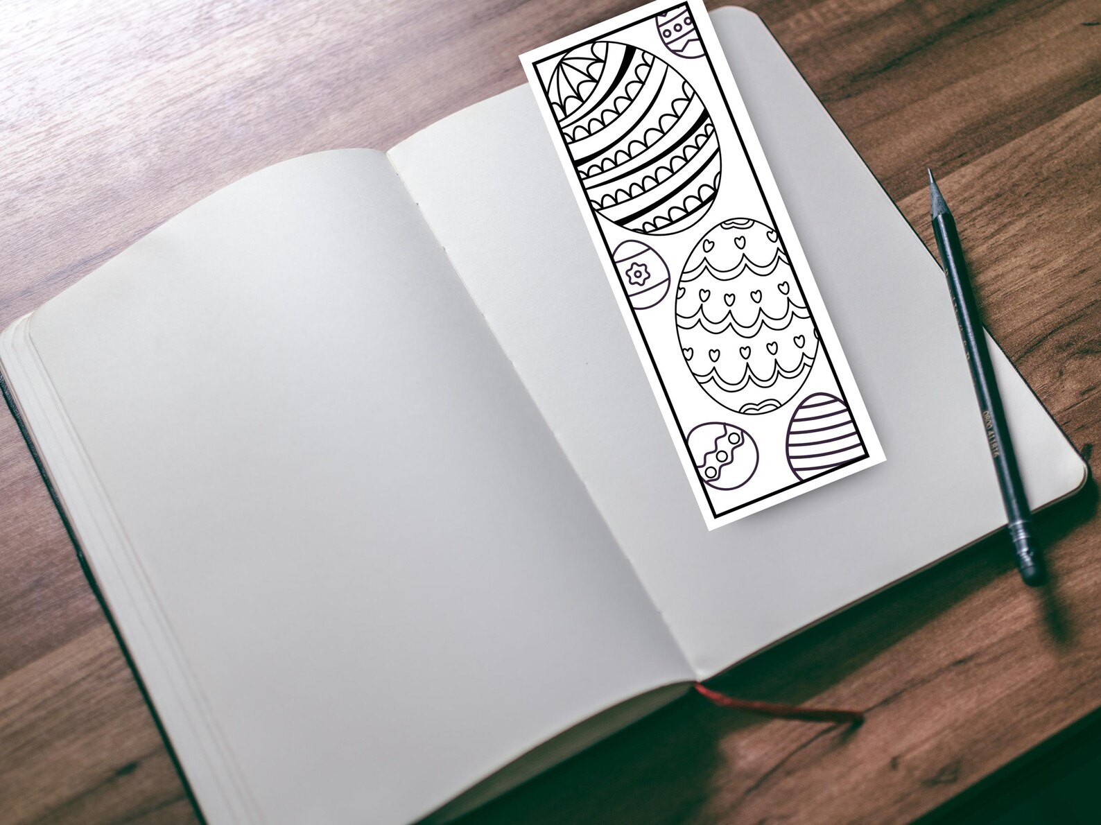 Easter Printable Bookmark, Easter Egg Coloring Bookmarks for Kids - Etsy