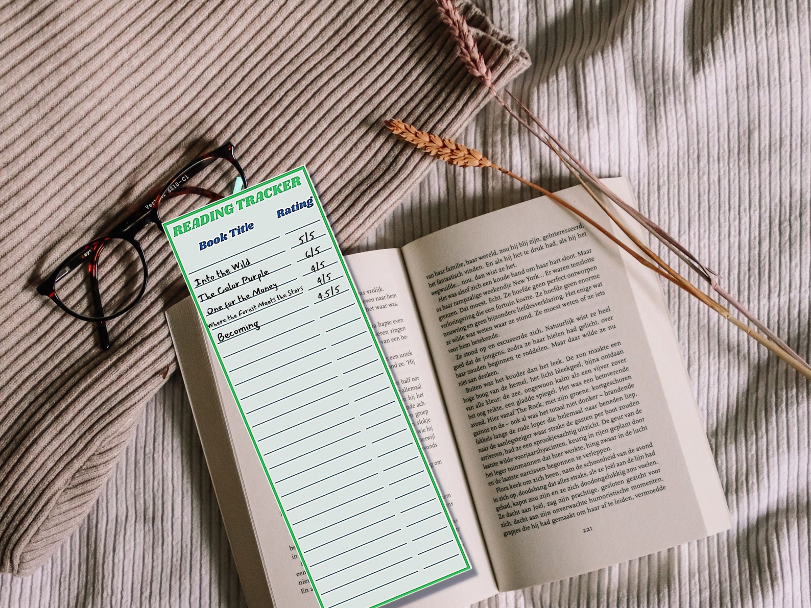 Reading Log Bookmark Set Reading Tracker Bookmarks 100 Book - Etsy