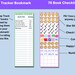 Reading Log Bookmark Set, Reading Tracker Bookmarks, 100 Book Challenge ...