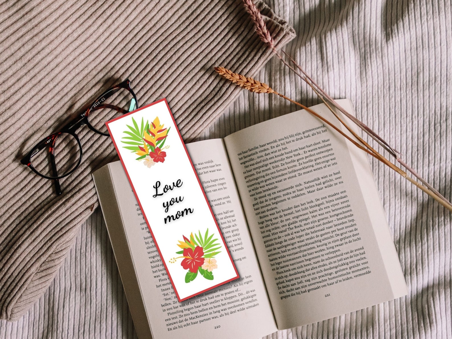 Mother's Day Bookmark Set, Happy Mothers Day Bookmarks, Mothers Day ...