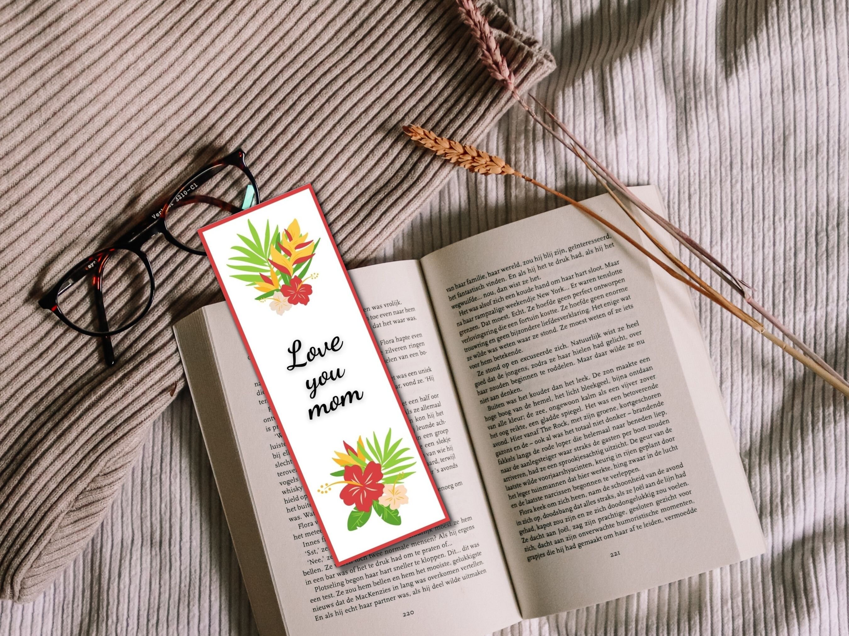 Mother's Day Bookmark Set, Happy Mothers Day Bookmarks, Mothers Day ...