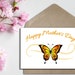 Happy Mother's Day Card Printable, Monarch Butterfly Mothers Day Card ...