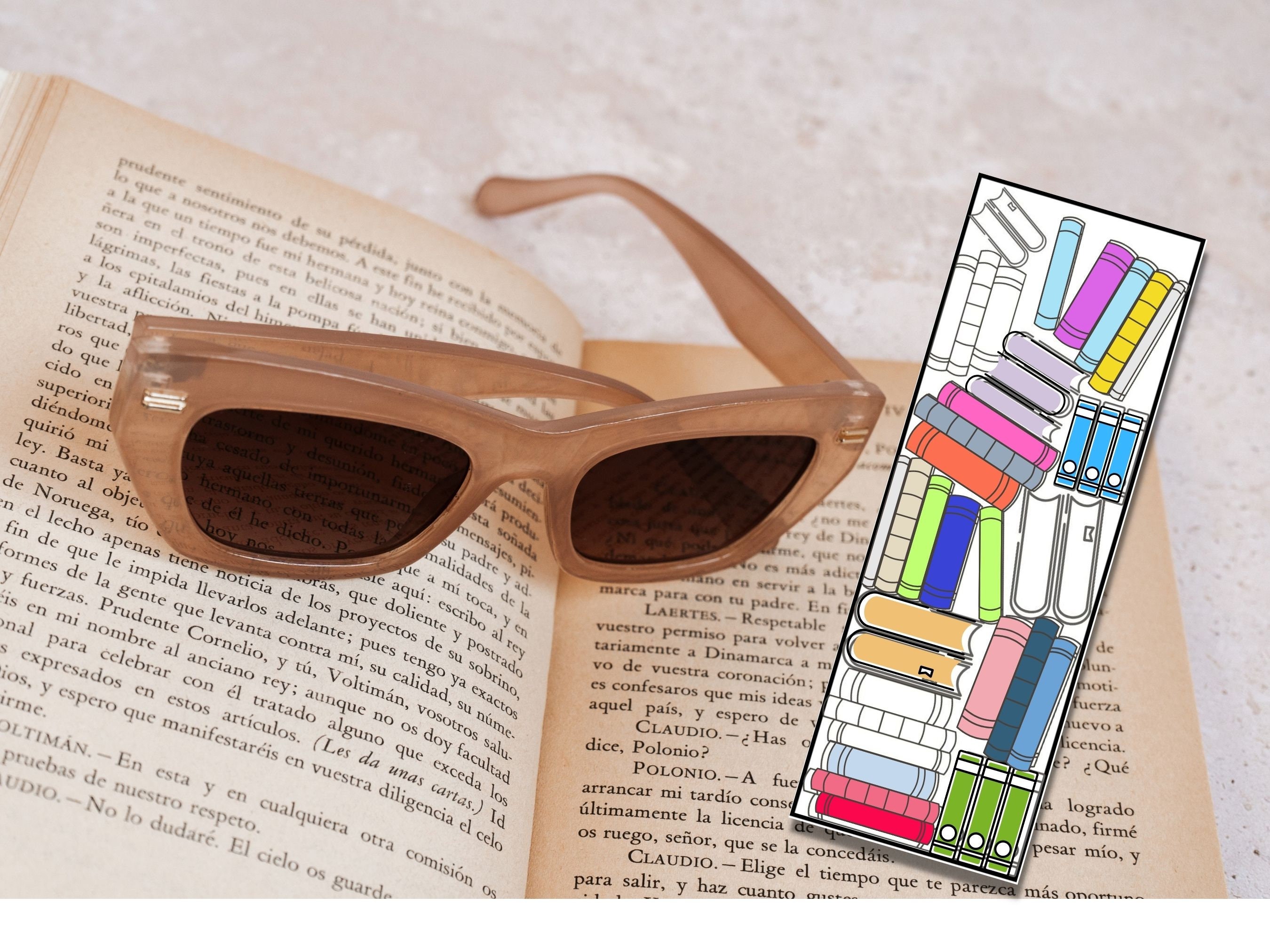 Reading Log Bookmark Set, Reading Tracker Bookmarks, 100 Book Challenge ...