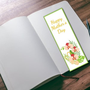 Mother's Day Bookmark Set, Happy Mothers Day Bookmarks, Mothers Day ...