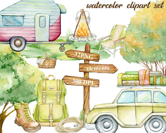 Family Adventure Clipart