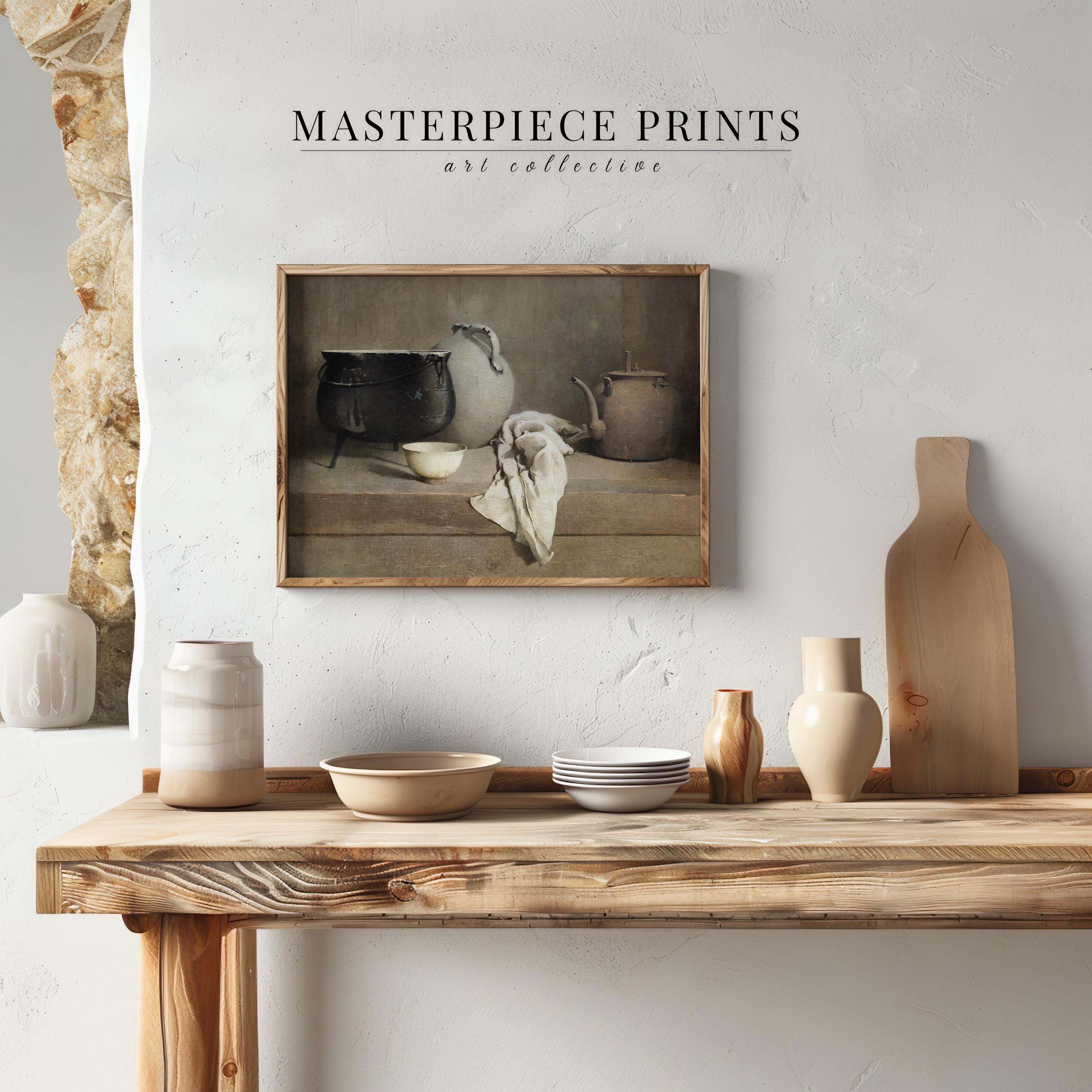 Rustic Kitchen Still Life Print, Farmhouse Culinary Decor (digital ...