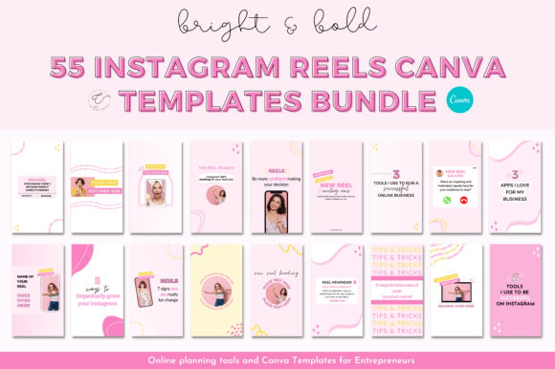 Plantilla de portada de Instagram Reels Canva - Etsy España
