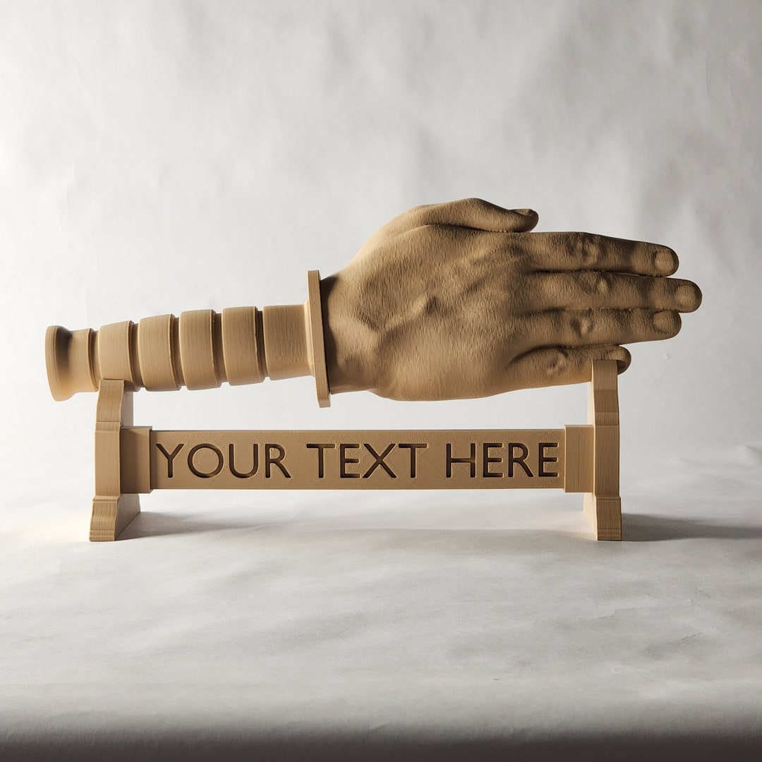 13.5" Non Bladed Knife Hand - Great Military Gift for Army, Marines ...