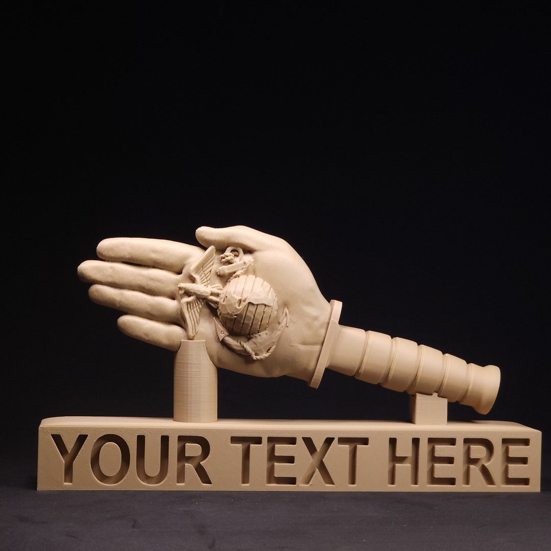 Marine Corps EGA Knife Hand Non-bladed - Great Military Gift for Army ...