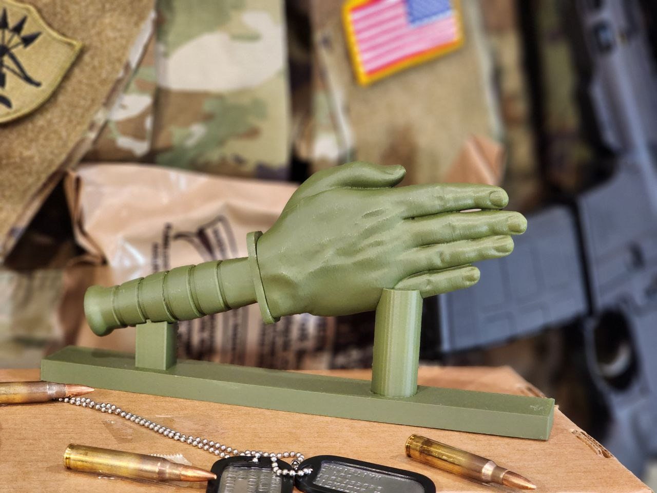 Non-bladed Knife Hand Desk Collectible-great Military Gift for Army ...