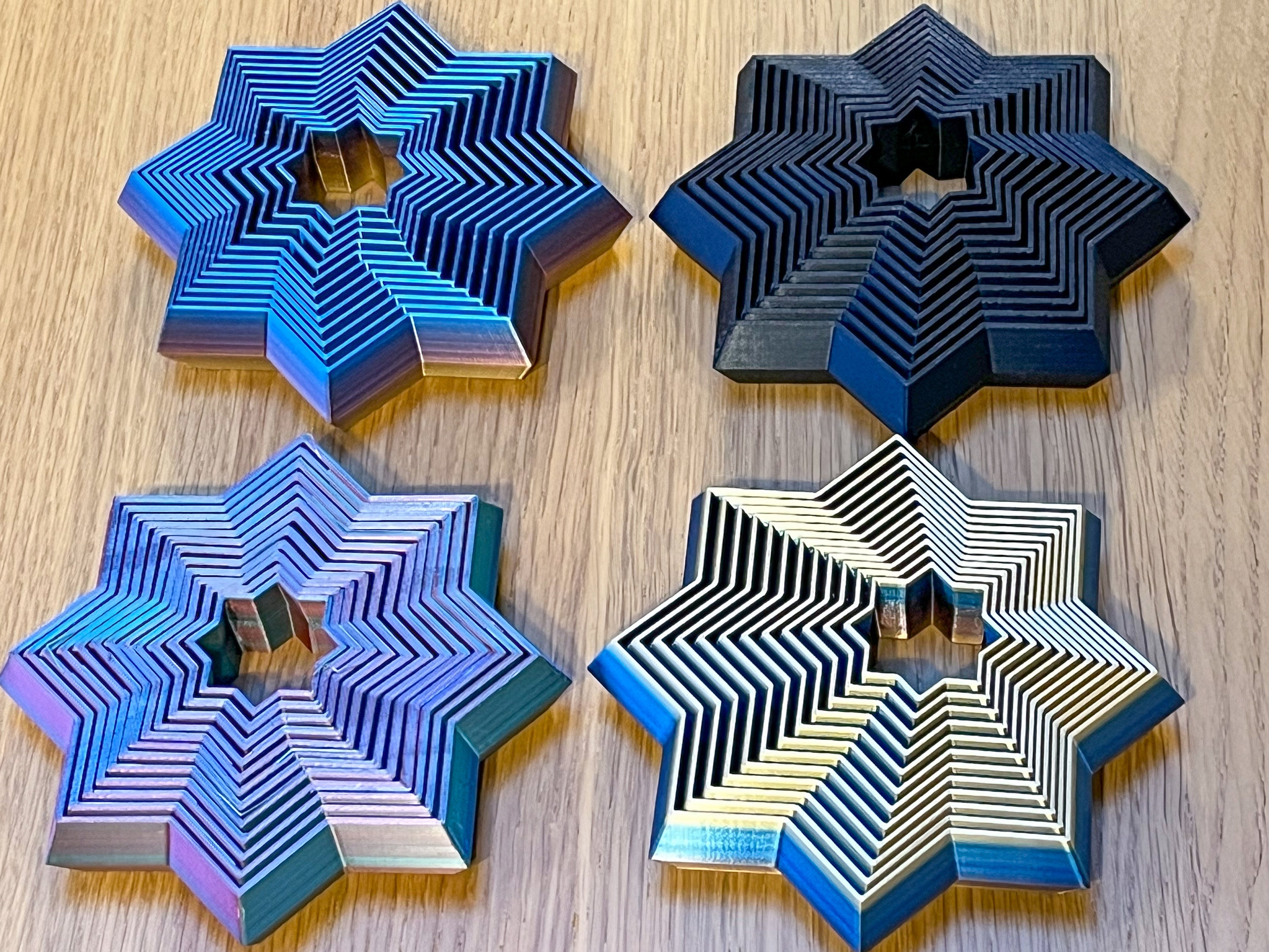 Fidget Star / Fidget Toy 3d Printed Various Colours - Etsy UK