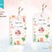 Editable Fairy Party Favor Tag, Enchanted Forest Birthday Thank You Tag ...