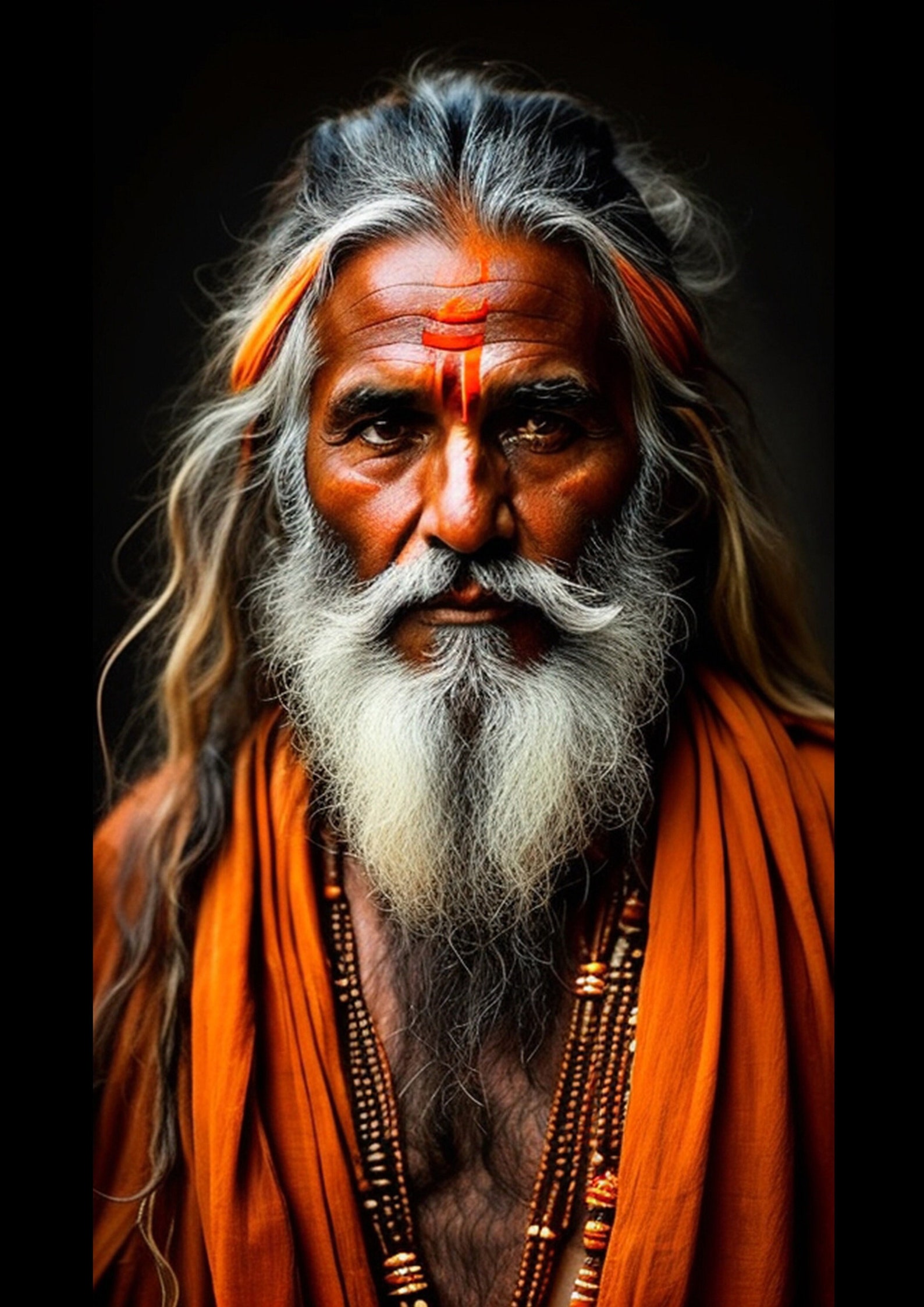 Indian Sadhu Yogi Poster - Etsy