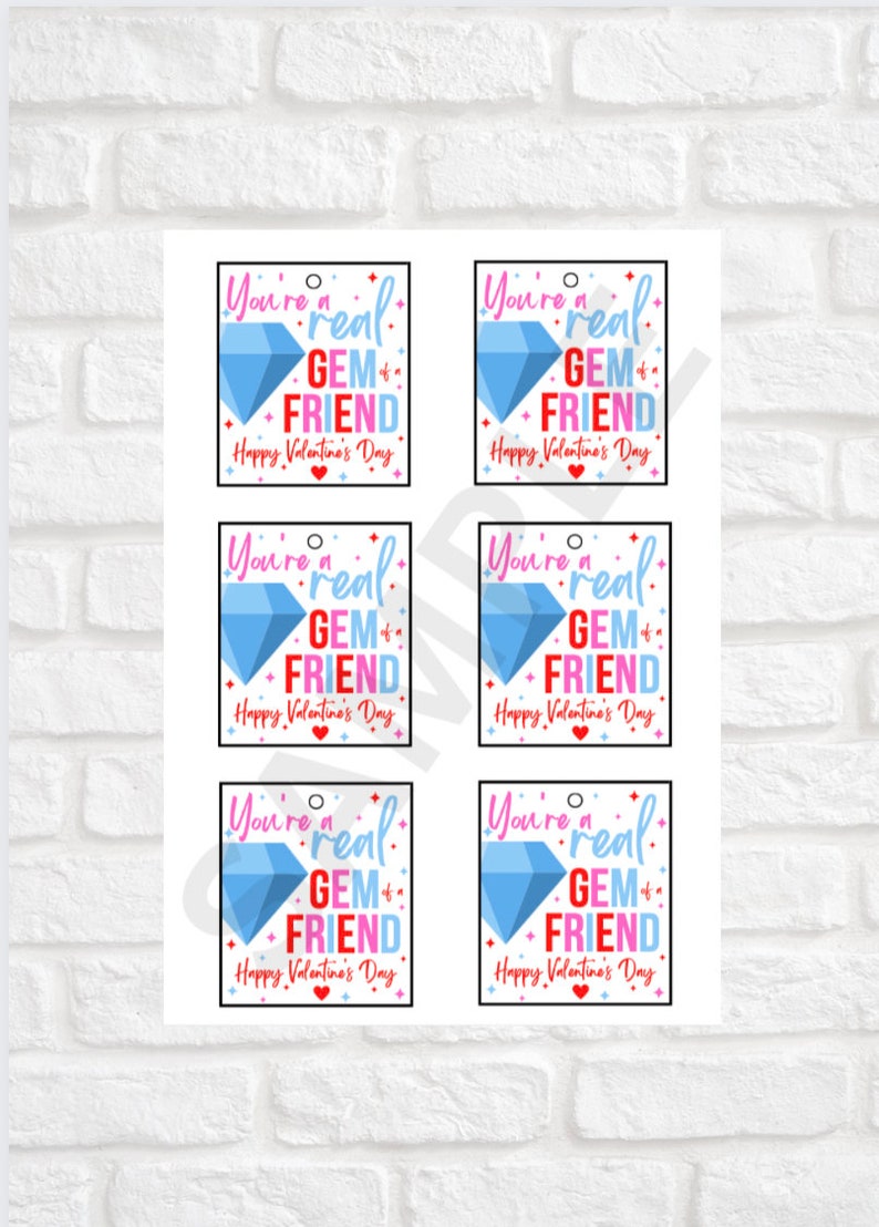 Gift Tags, Valentine Gift Tags, Ring Pop Candy Gift, Candy Gifts ...