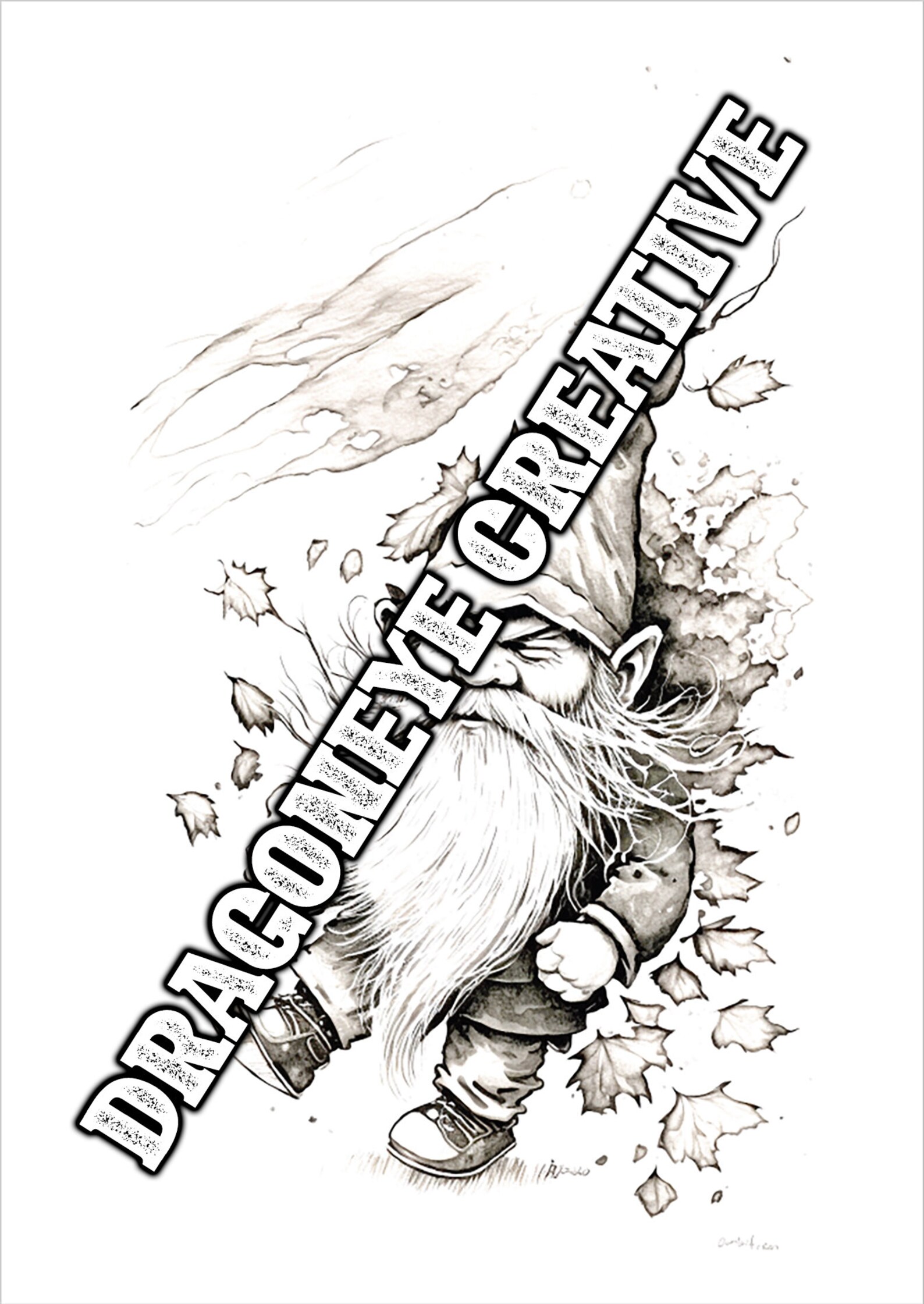 Gnome for All Seasons Coloring Pages | Printable Adult Coloring Book ...