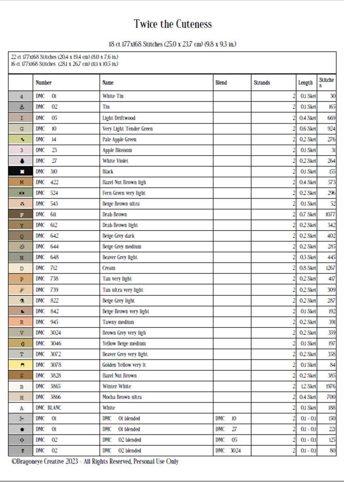 Twice the Cuteness Rabbits PDF Download Cross Stitch Pattern Easy to ...