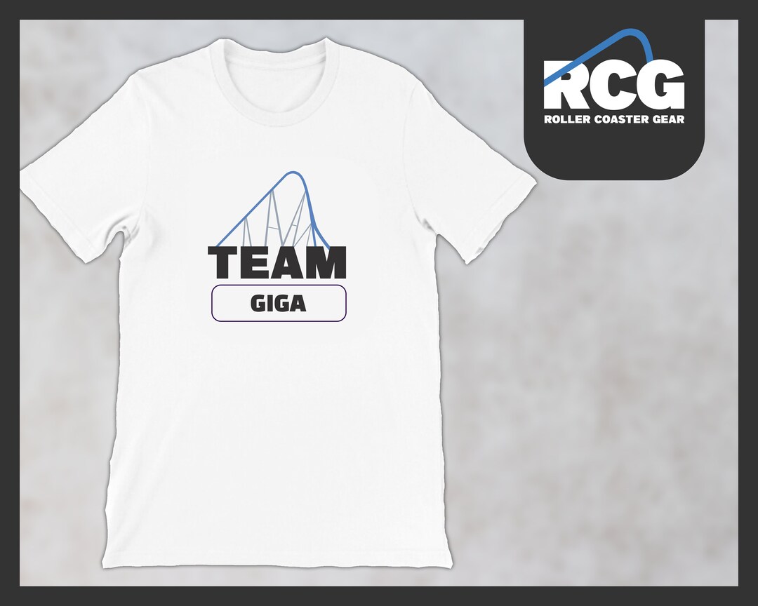 Team Giga Tshirt Orion Roller Coaster Shirt B&M Coaster Theme Park ...
