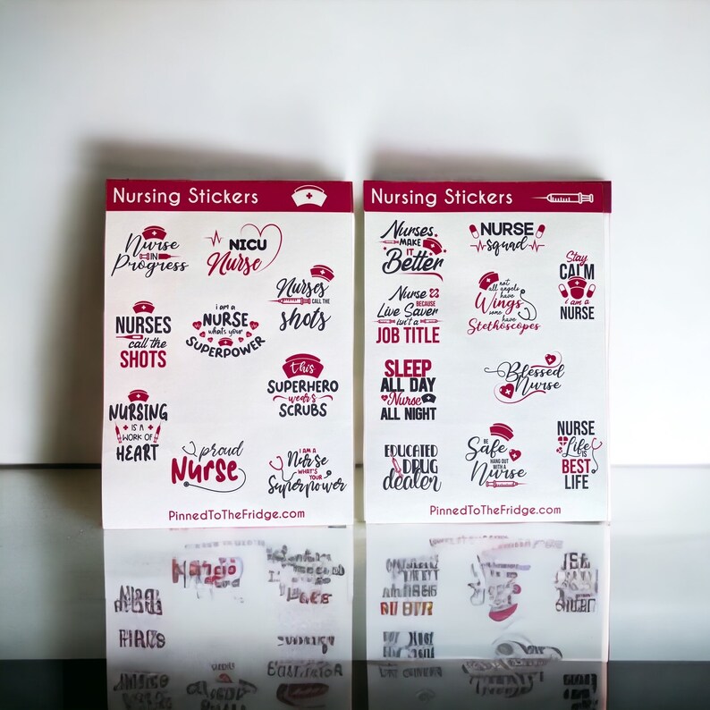 Nursing Sticker Sheets - Etsy