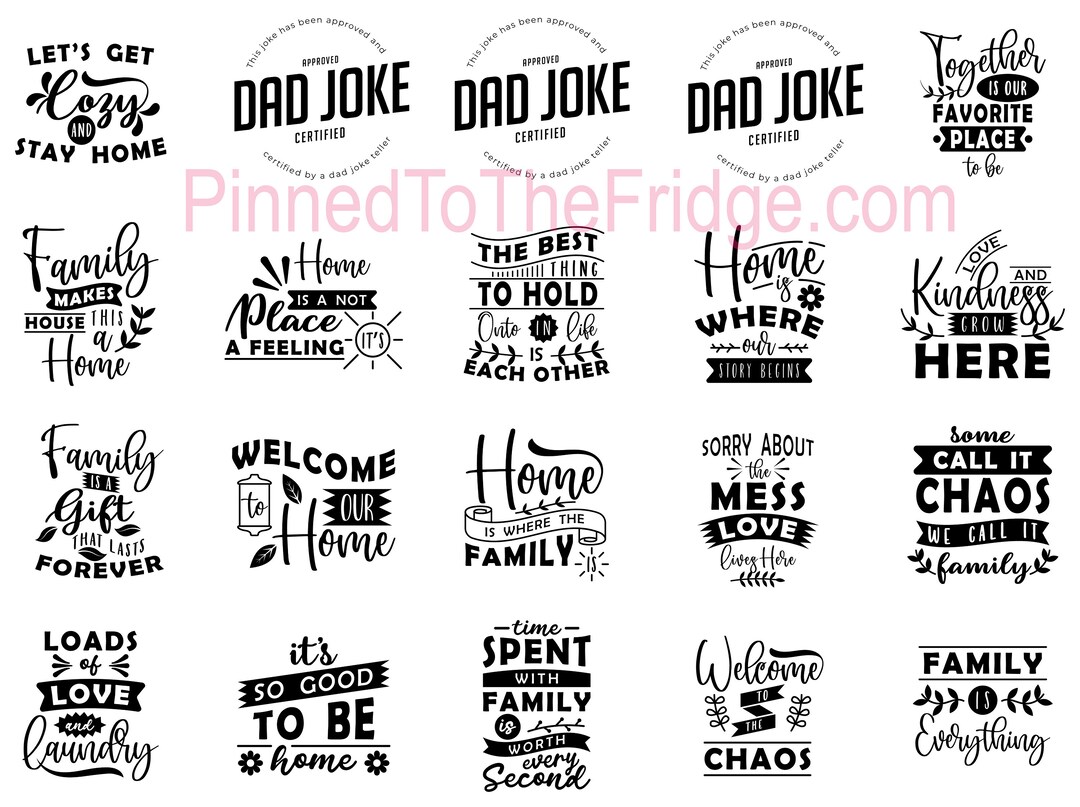 Family Sticker Pack Dad Joke Certified Great for Gifts, Journaling, or ...