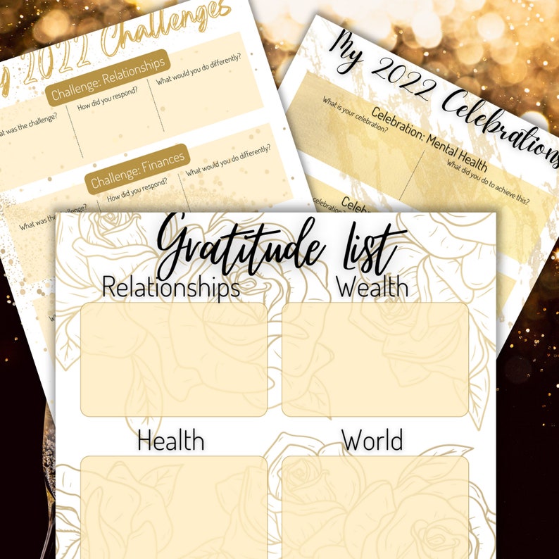 Year in Review End of Year Printable New Years Review End of Year ...