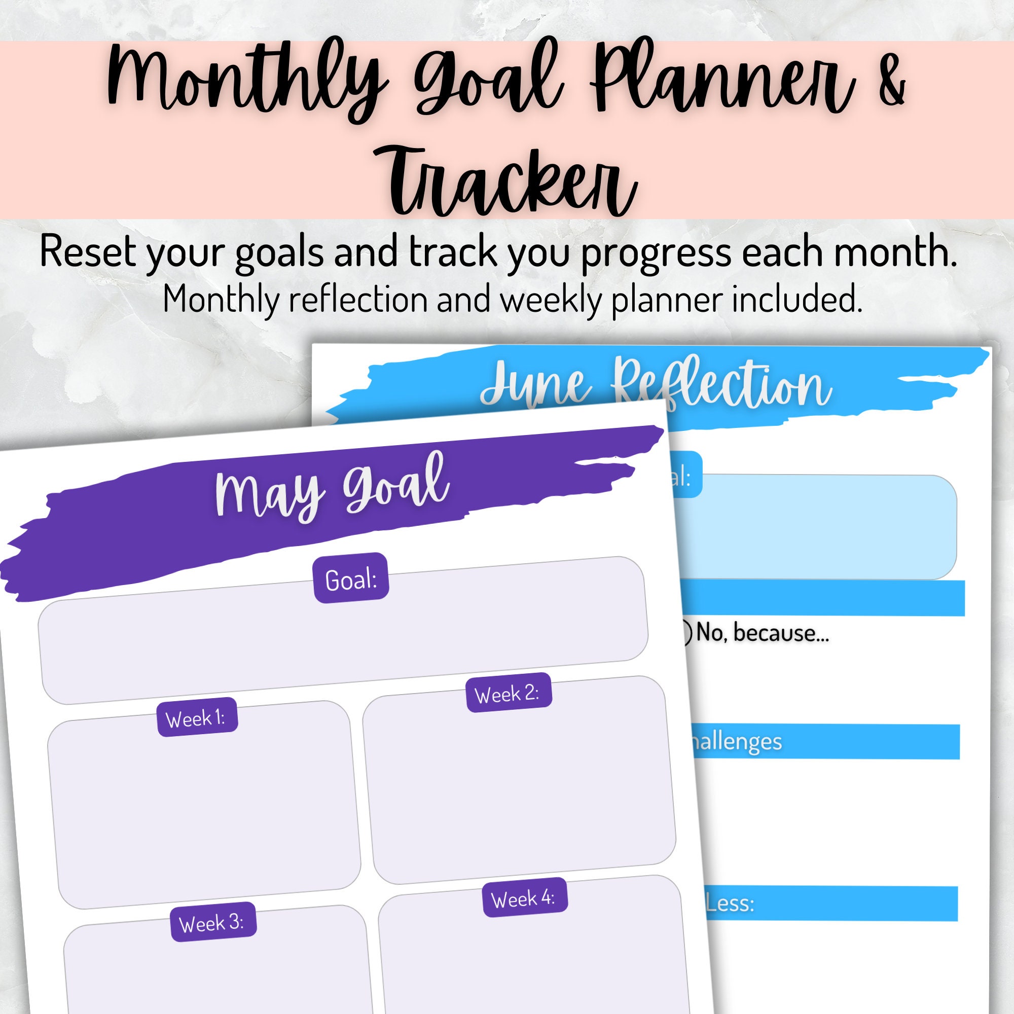 BUNDLE 2022 Year in Review 2023 New Year's Resolution and Goal Setting ...