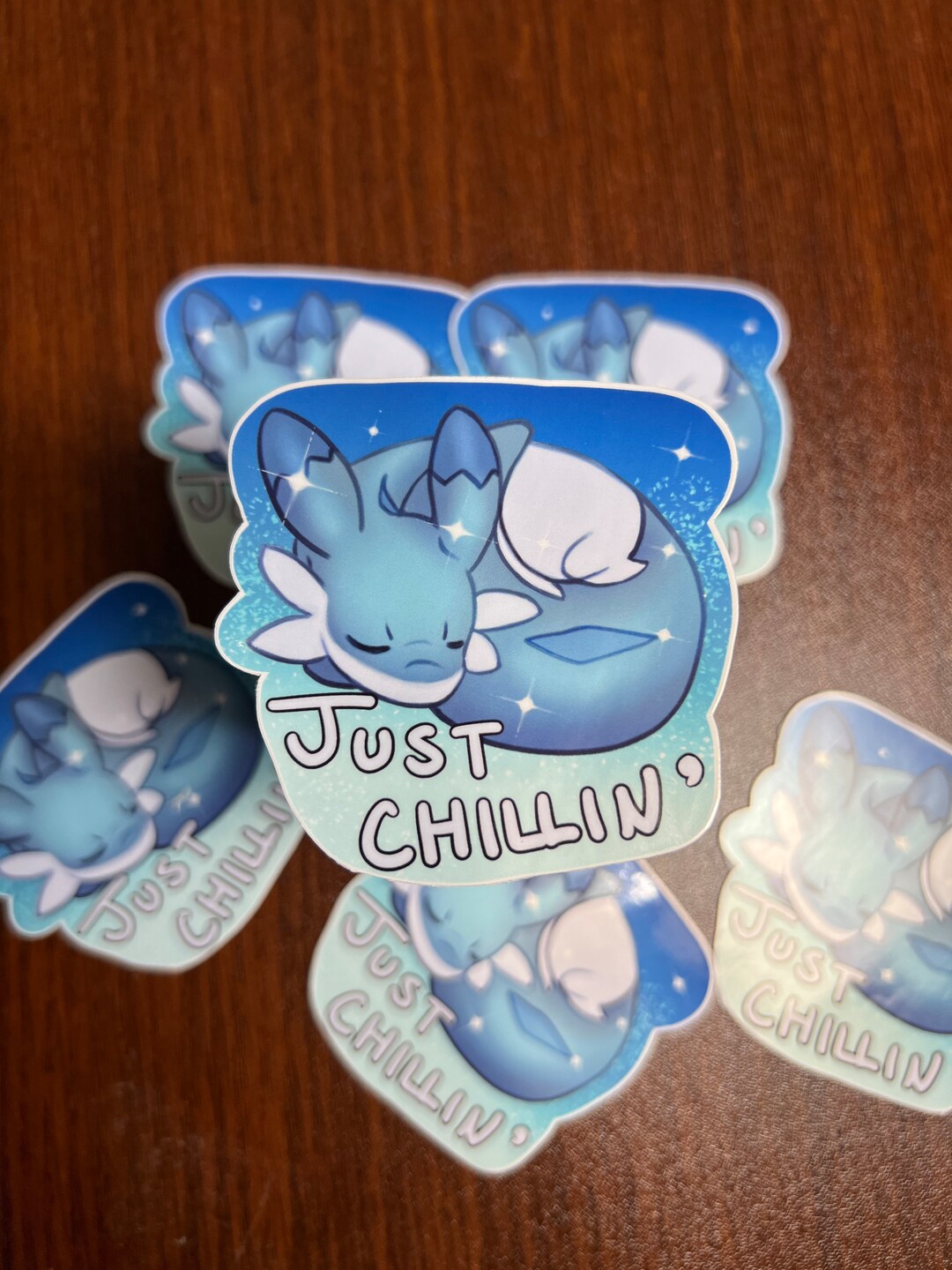 Just Chillin', Chillet Sticker - Palworld Inspired - Etsy