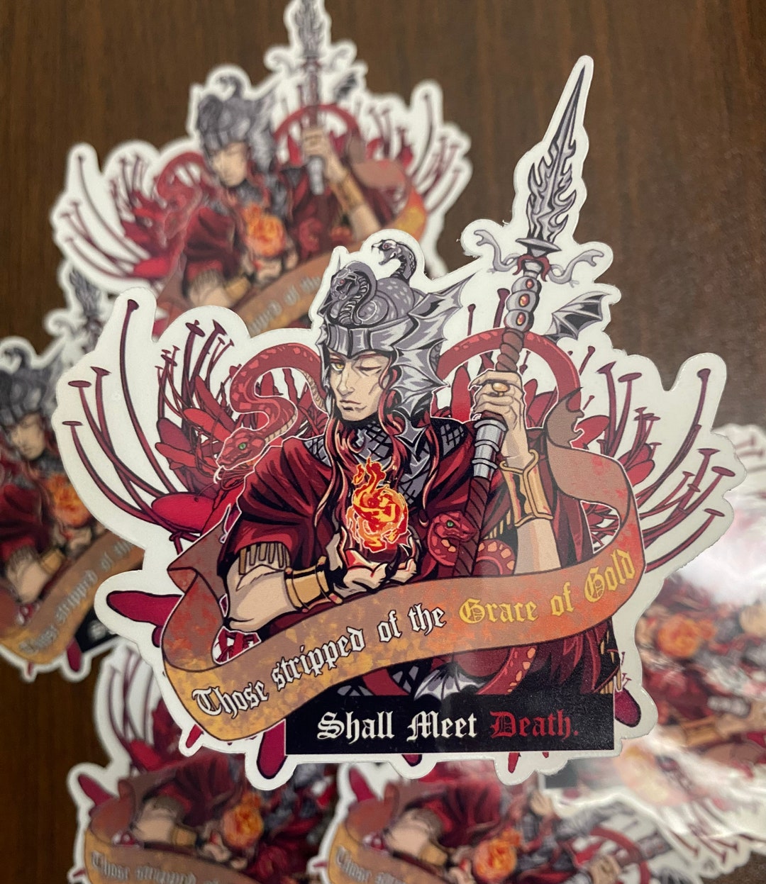 Messmer, the Impaler, Quote Sticker - Elden Ring Inspired - Etsy