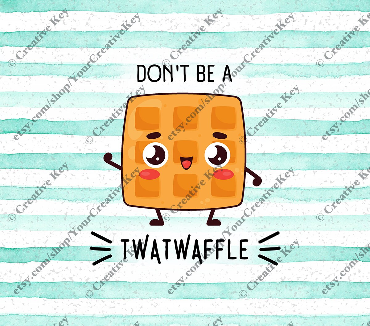 Twatwaffle - 20oz Skinny Sublimation Tumbler Wrap Design - Etsy