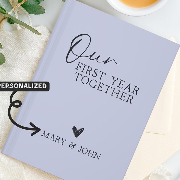 First Year Together Book - Etsy