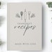 Personalized Recipe Book Gift Custom Family Recipe Book Dad Mom Grandma ...